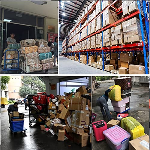 Generic Cart Folding Platform Truck Plastic Panel and Metal Handle Moving Push Cart for Warehouse Basements Flatbed Trolley Easy Transport Platform Truck Cart (Size : 85-Normal)