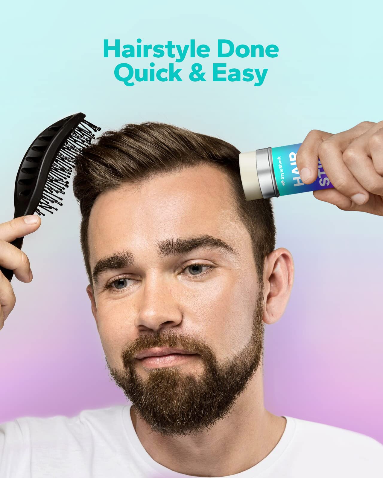 KMEIVOL Slick Hair Wax Stick (2 Count), Gel Stick for Hair Wig (2.7 Ounce*2) Hair Styling Products