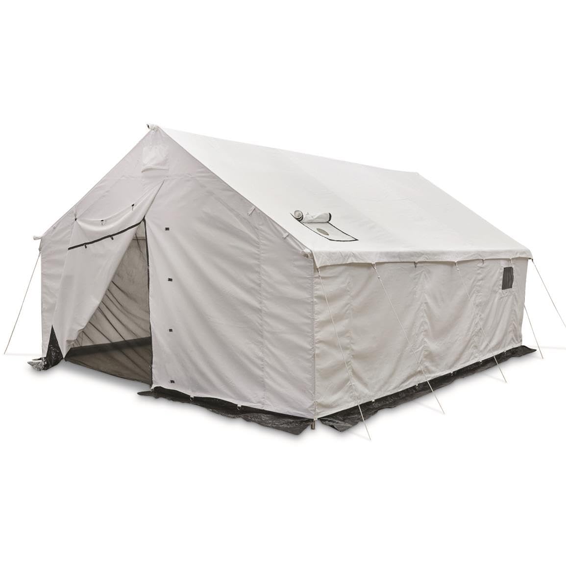 Guide Gear 12x18' Canvas Wall Tent, Frame/Floor/Rainfly Not Included