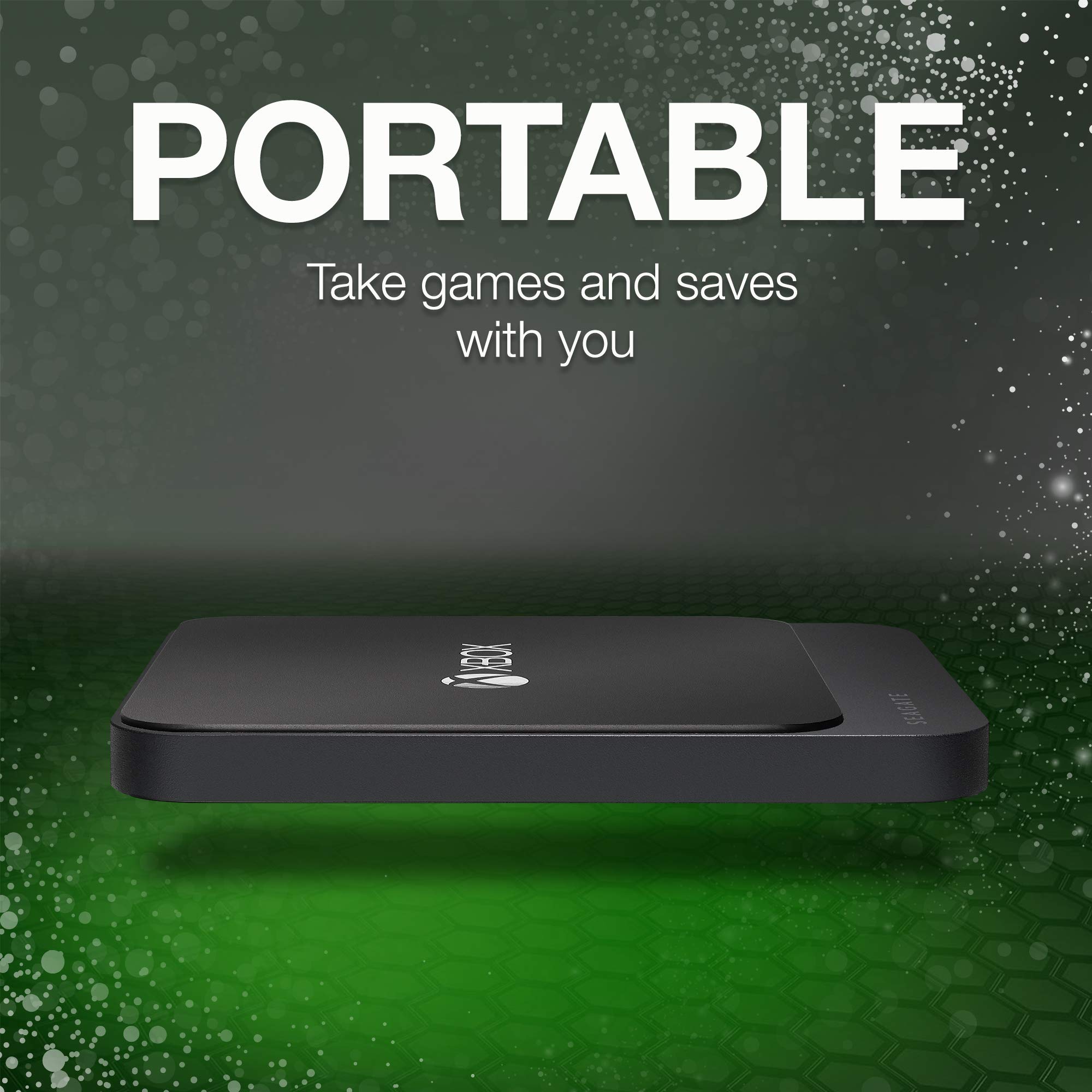 Seagate STHB500401 Game Drive for Xbox 500GB SSD External Solid State Drive, Portable USB 3.0 β Designed for Xbox One, 2 Month Xbox Game Pass Membership, 1 Year Rescue Service