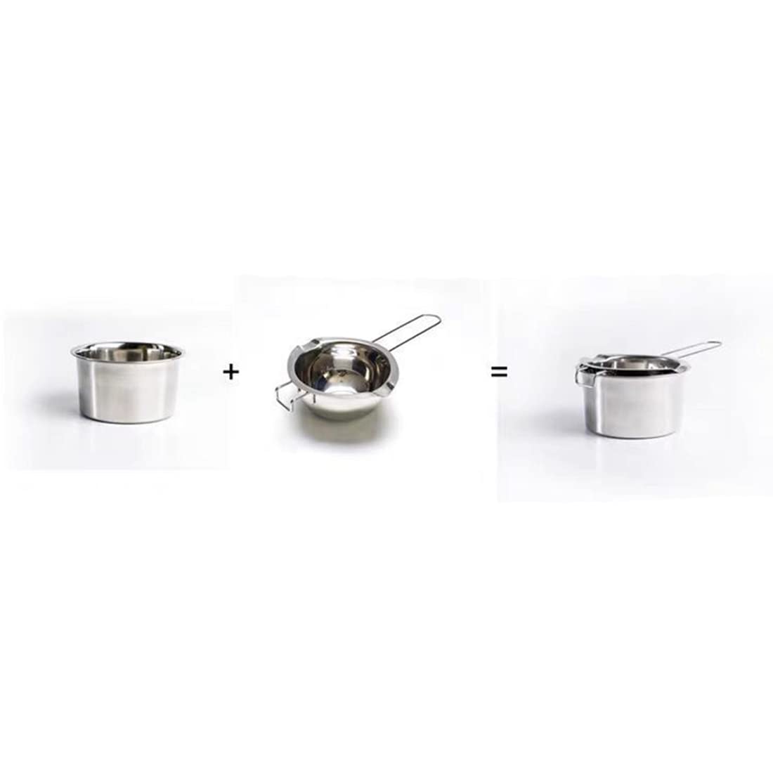 Lizusidtsy Chocolate Melting Pot (304 Stainless Steel) 400Ml Double Boiler Butter