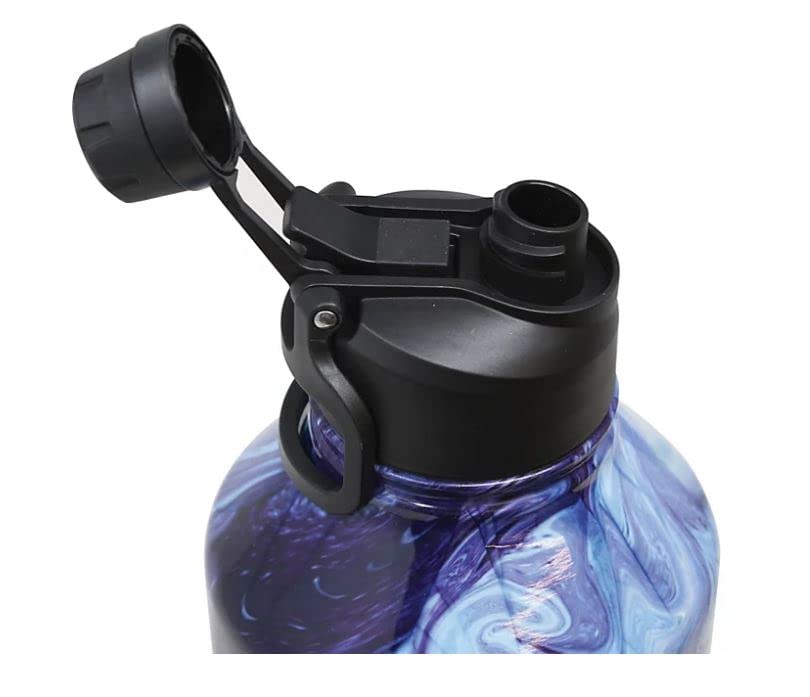 Hydraflow 64-Ounce Double Wall Stainless Steel Growler Bottle with 2-in-1 Lid