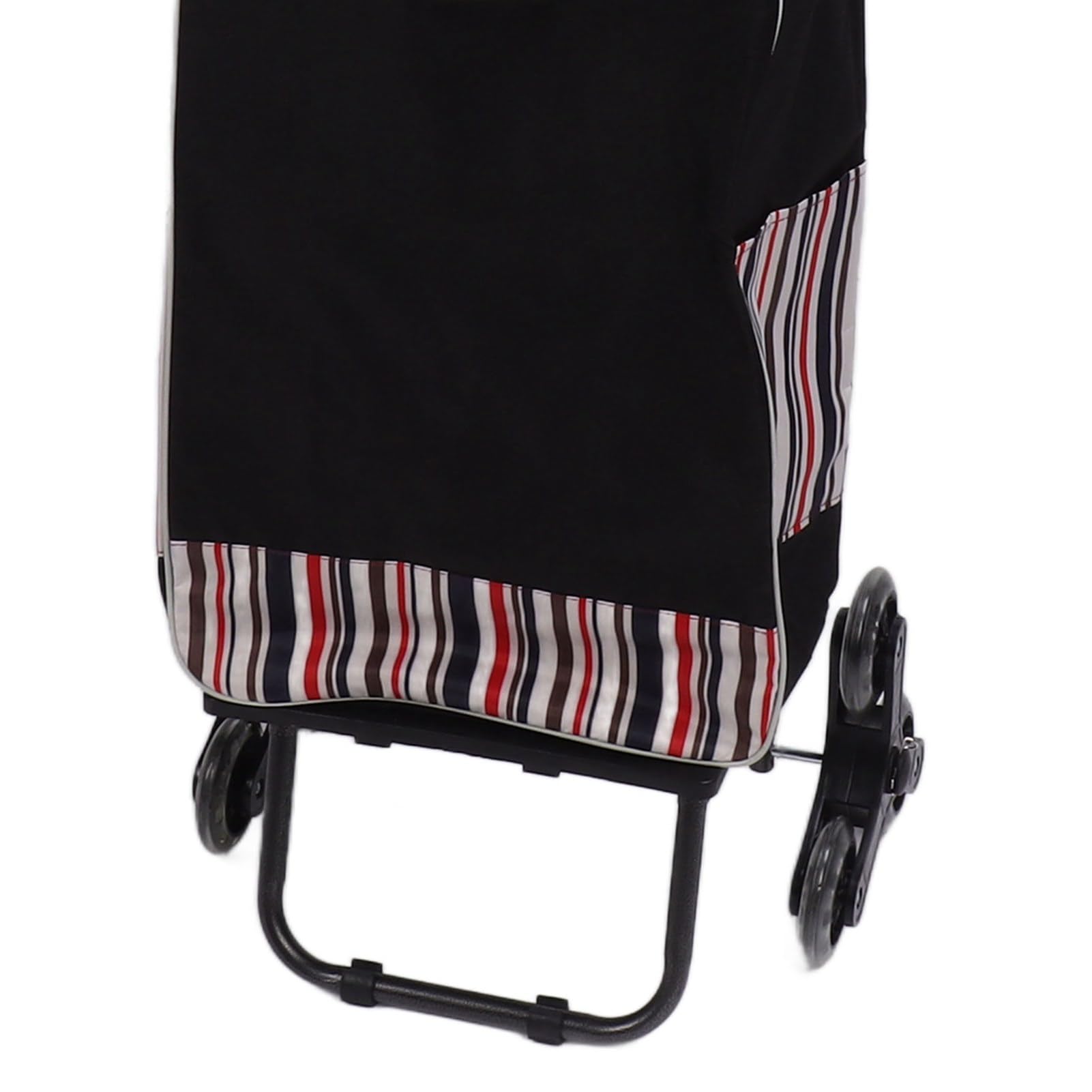 Generic Hand Truck, Easy to Push Wheel Shopping Cart with Bag for Moving (Black Strip), Genericha42kxy1gn-12