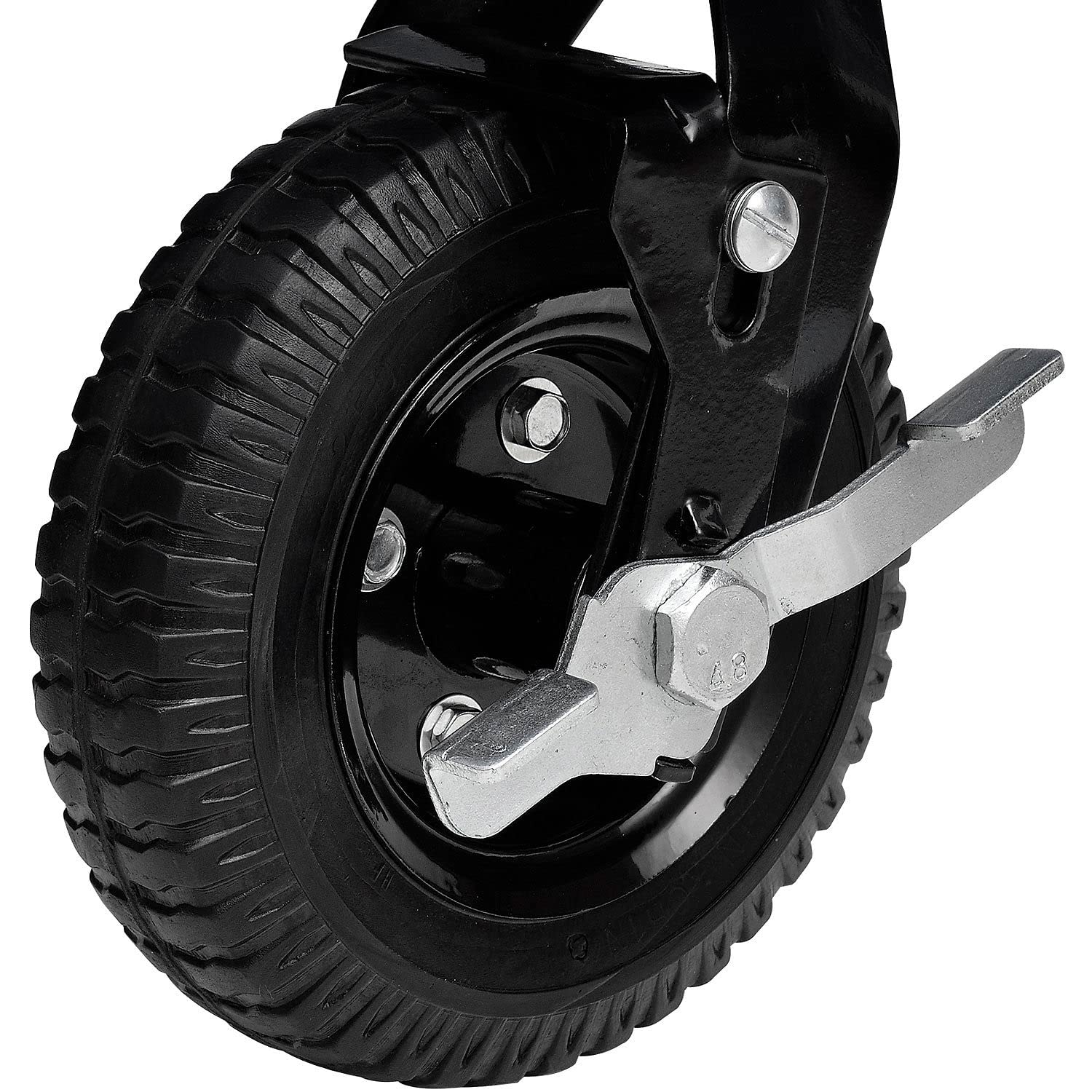 Global Industrial Sheet Rock Drywall Cart 8" No Flat Wheels 2400 Lb. Capacity, 47-1/2"L x 21-1/2"W x 46-1/4"H