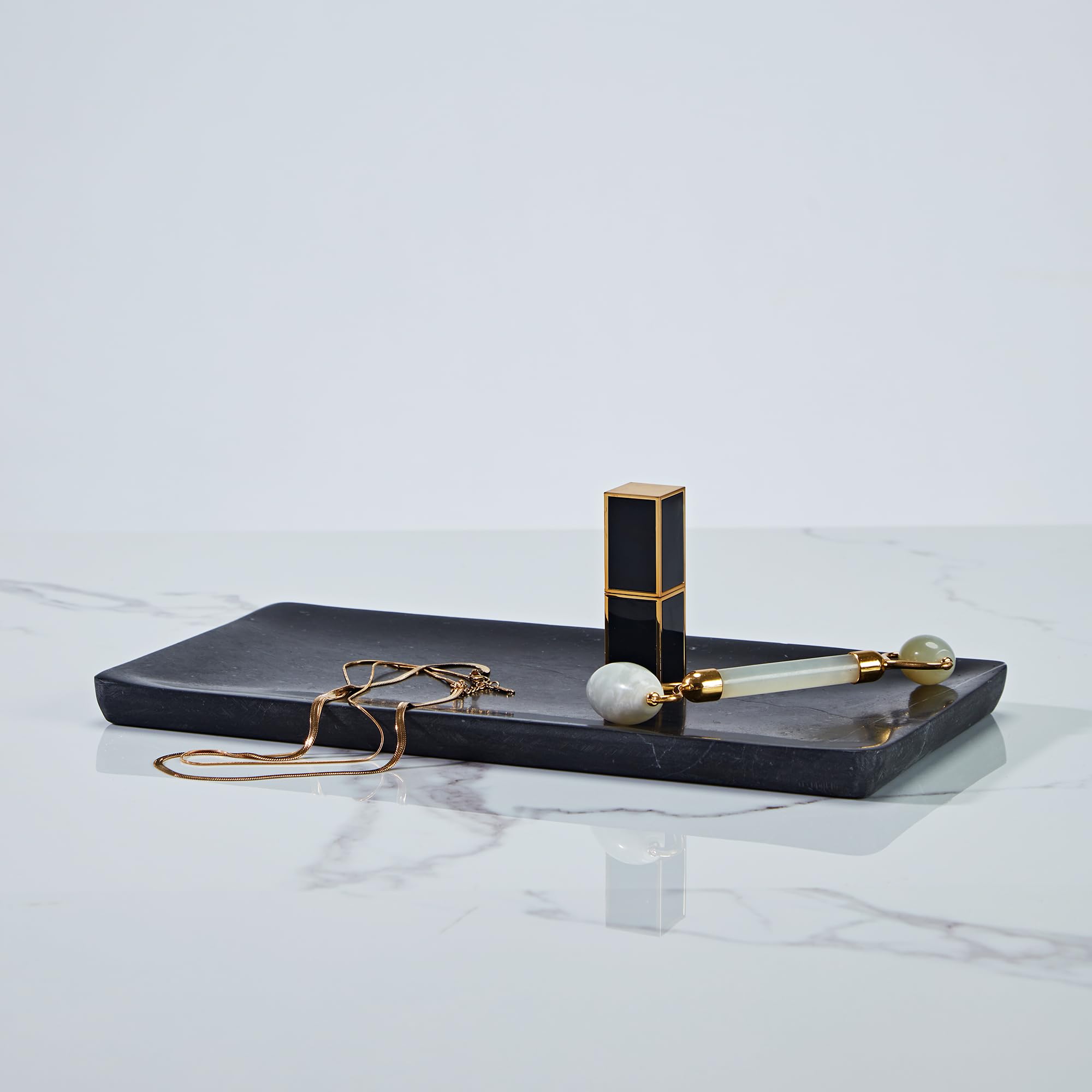 Generic Marble Bath Accessories Vanity Tray,Black Marble Vanity Tray, Black Marble Bath Accessories (Vanity Tray), XY-BATHROOM-SERIES-01