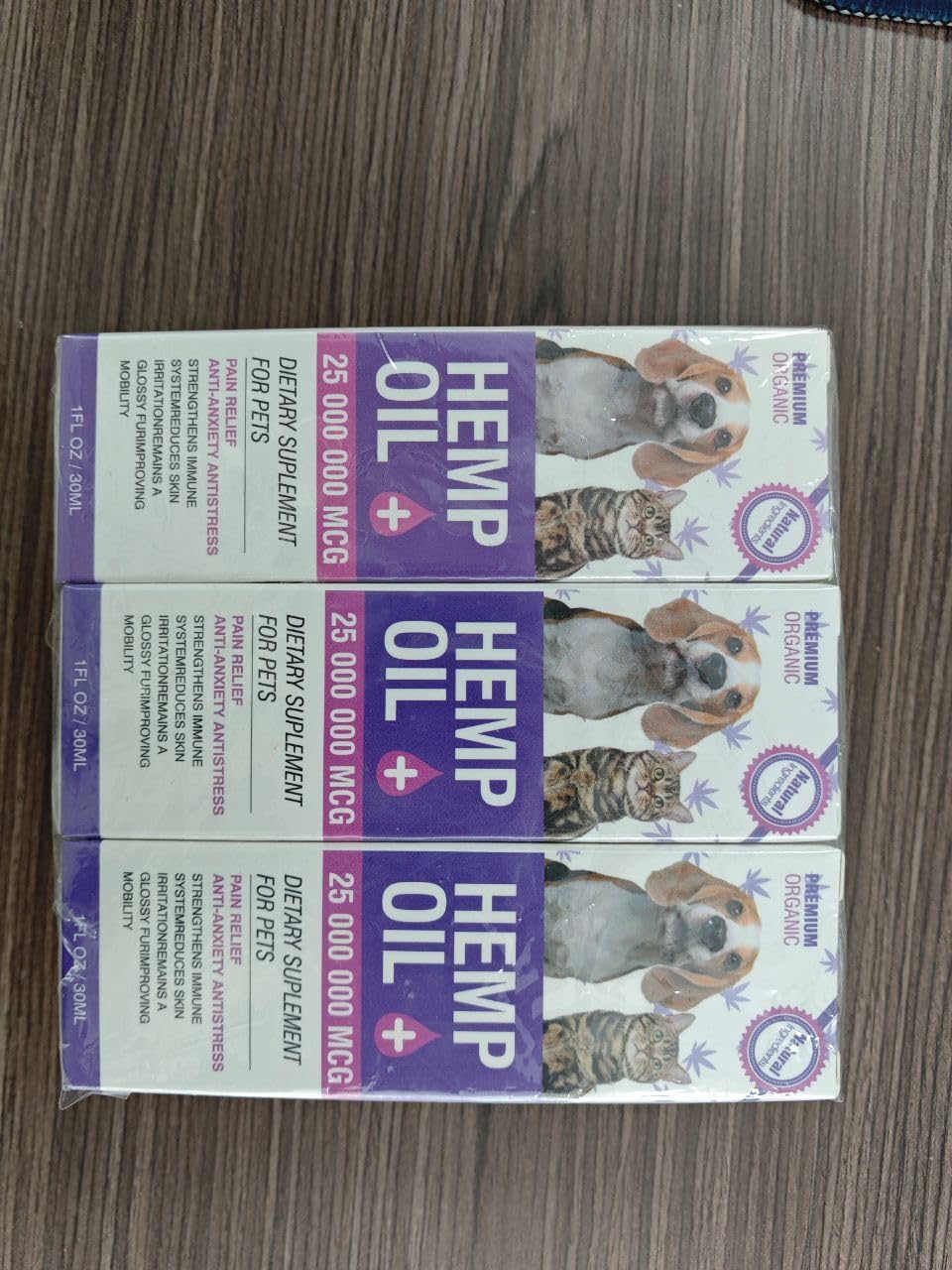 MAZHAOX Calming Drops Help Dog Cat Pain Aggressive Pets Aid Treats Seizure Joint Hip Inflammation Rich in Omega 3 6 9