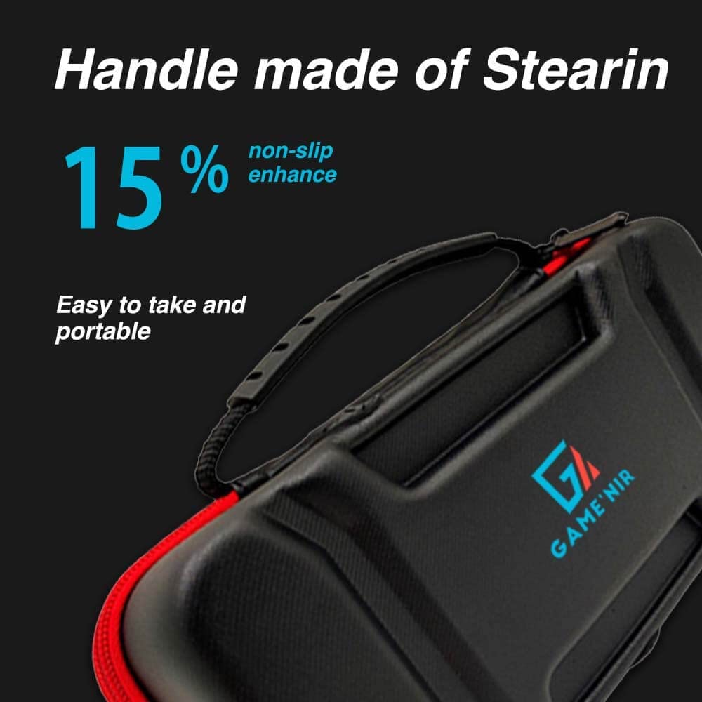 GAME'NIR Hard Carrying Case Compatible with Nintendo Switch, 20 Games Cartridges, Protective Hard Shell Pouch for Switch Console Accessories,BLUE