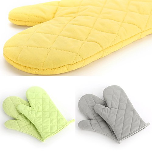 frigidssm Oven Mitts and Pot Holders, 500℉ Heat Resistant Non-Slip Food Grade Kitchen Mitten Silicone Cooking Gloves s for Kitchen, Cooking, Baking, BBQ Orange