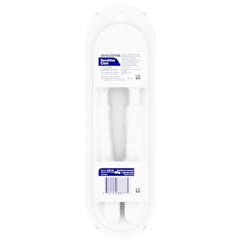 Sensodyne Sensitive Care Soft Toothbrush, Soft Bristle Toothbrush for Adults With Sensitive Teeth - 4 Count