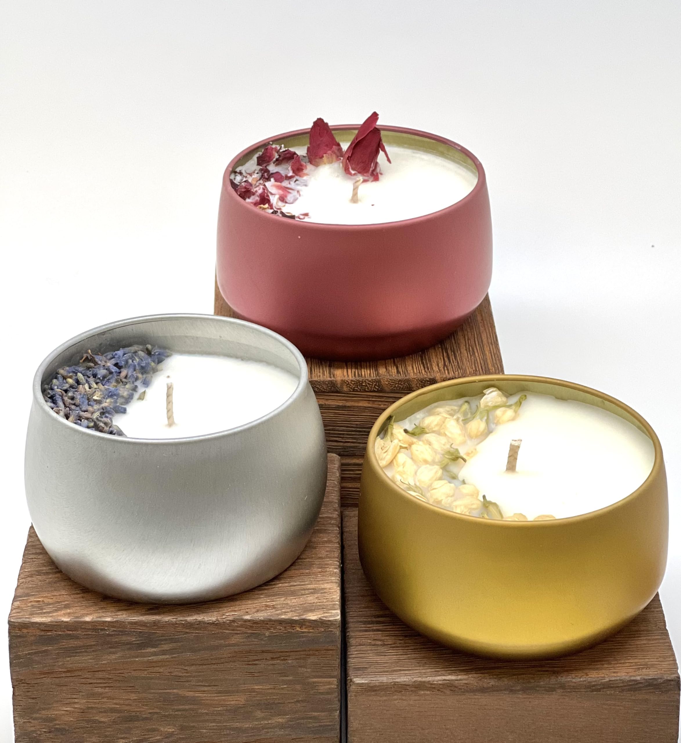 Rejoice Soy Wax Candle| Jasmine Scented Soy Candles for Aromatherapy, Stress Relief & Gifting| Non-Toxic, Phthalate Free| Ideal for Home, Bedroom & Bathroom Decor| 100% Natural & Vegan| 7 oz