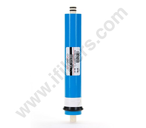 Hydron TW-1812-50 DI or RO Reverse Osmosis Membrane Replacement 50 GPD, Fits Any Standard RO Unit