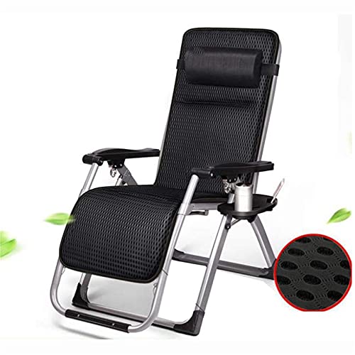 MAYABI Zero Gravity Lounge Chair, Outdoor Armchair, Zero Gravity Lounge Chairs with Cup Holder, Adjustable Reclining Garden Chairs, Sturdy Zero Gravity Chairs Lounge Chair (Color : C)