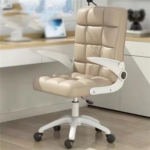 LNYHLXS Leather Armrests Adjustable Office Chairs Computer Chairs Household Backrests Swivel Chairs