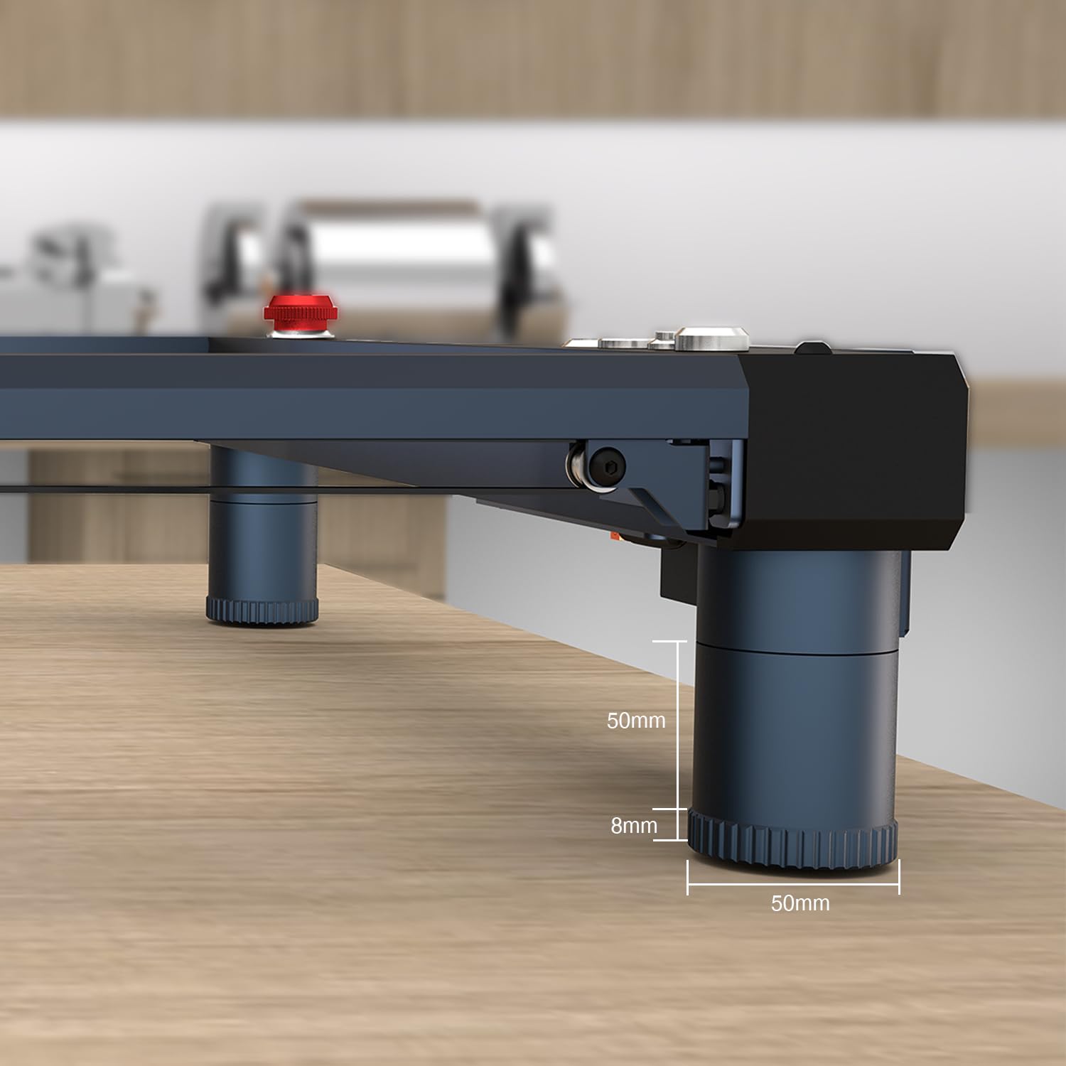 Longer Ray5 Laser Engraver Height Extension Kit 8 Riser Pads, Specially Designed for Laser Engraving Machines