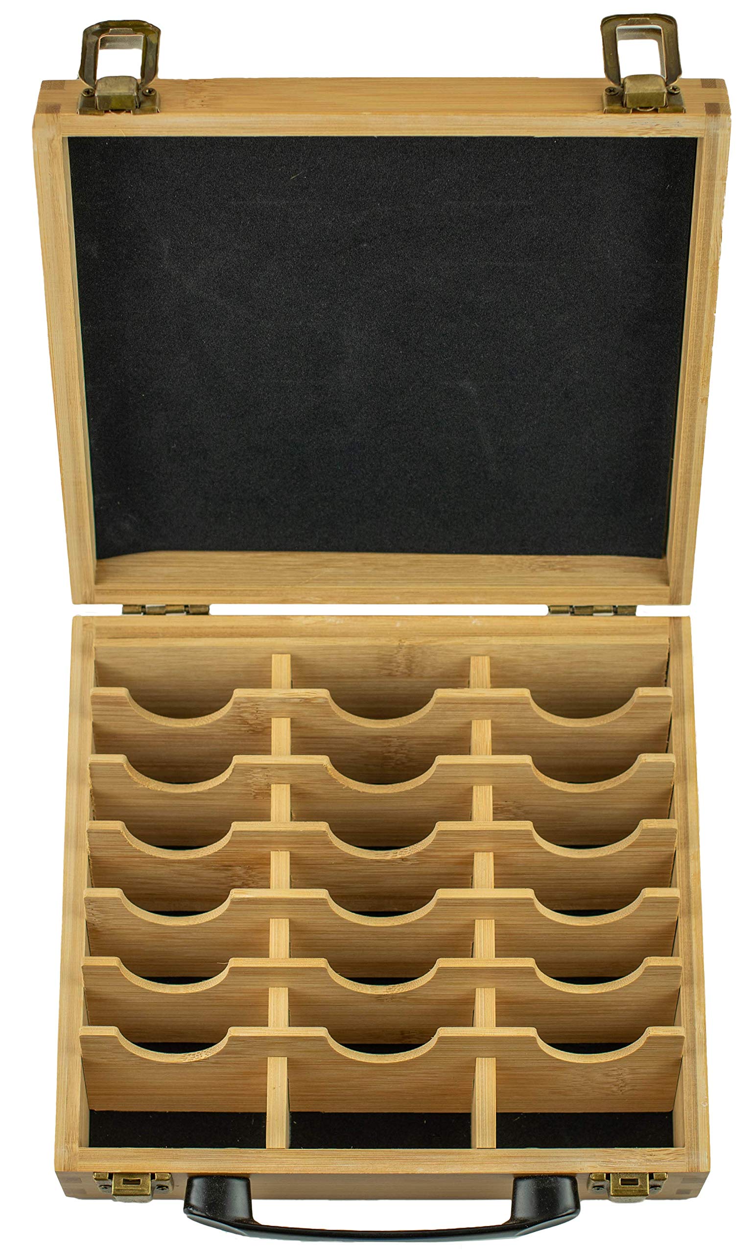 Diamondg - Clipper Blade Case - Fits 21 Regular Size Clipper Blades - Made from Renewable Bamboo