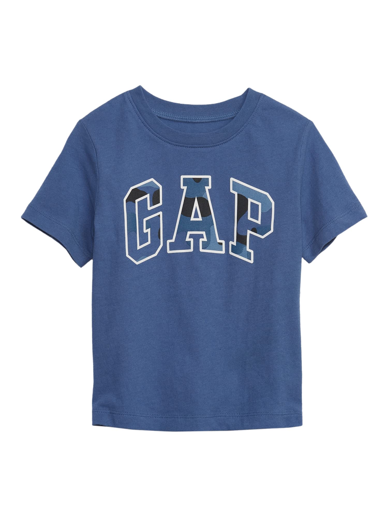 GAP Baby Boys Short Sleeve Logo T-Shirt T Shirt, Comet Blue, 4T US