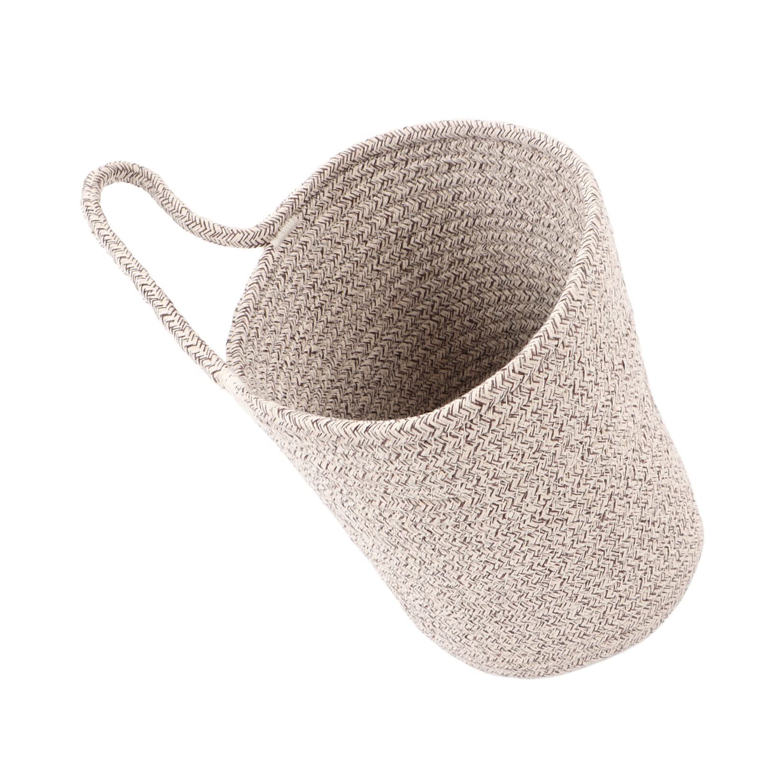 Cotton Rope Basket, Extra Large Blankets Basket for Sundries for Living Room (Type C)