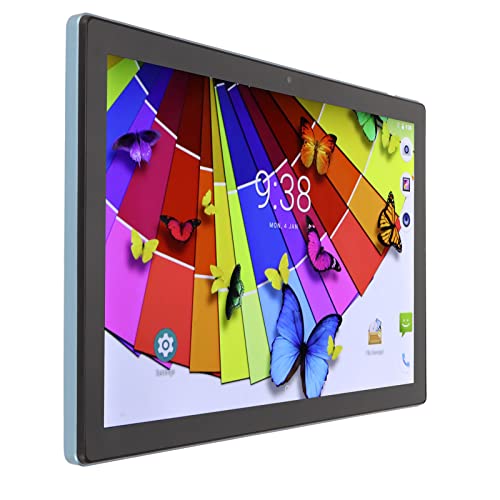 lonuo Gaming Tablet, 1080x1920 Blue 10.1in Tablet 100 to 240V 8GB RAM 256GB ROM for Business (US Plug)