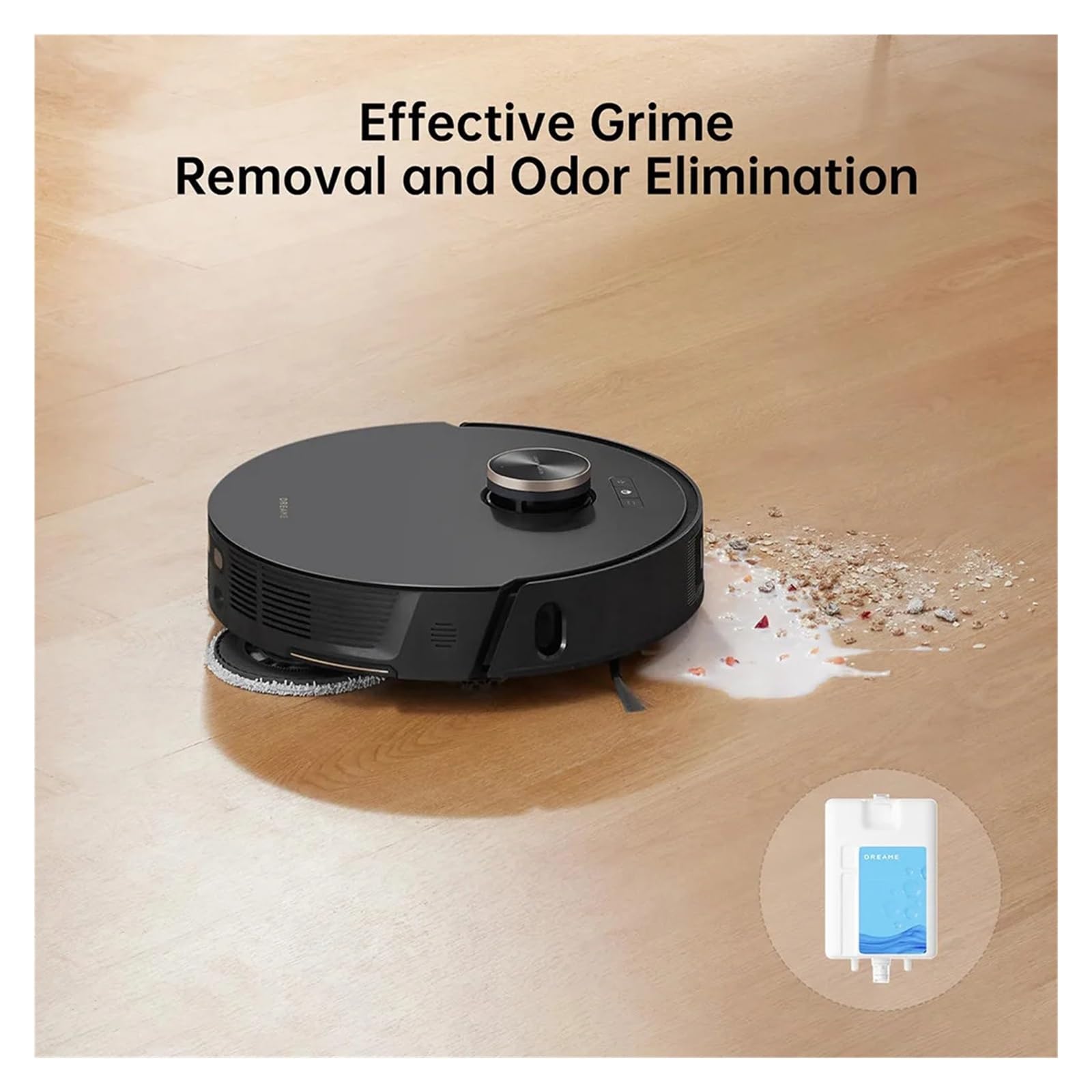 GammeC Detergent,Compatible For Dreame L20/L30 Ultra,Robot Vacuum Cleaner Fluid Płyn Soap 450ML Floor Cleaning Solutuion Cleaning Agent Liquid(Color:450ml 2pcs)
