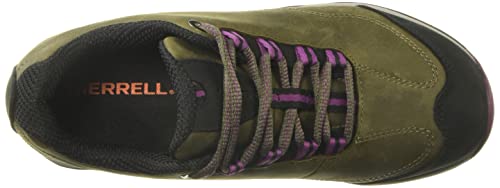 Merrell womens Siren Traveller 3 Hiking Shoe, Olive/Purple, 8 US
