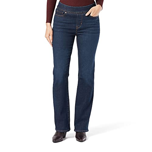 Signature by Levi Strauss & Co. Gold Label Women's Plus Size Totally Shaping Pull-On Bootcut, (New) Point Bonita 5D, 18 Regular