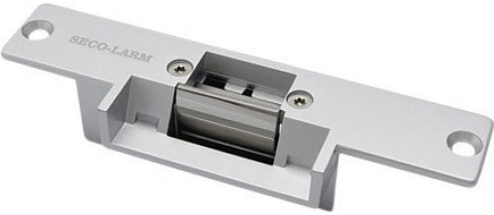 Seco-Larm SK-990BQ Enforcer Electric Door Strikes for Wood Doors, Fail-Safe, Convert Cylindrical Lock Sets to an Electronic Access Controlled Locking System, Suitable for Office-type Applications