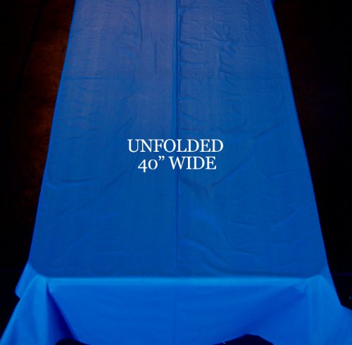 Craft And Party, White Plastic Table Cover Roll - 40in X 100 feet Heavy Duty Plastic banquet Table Cover Roll. (White)
