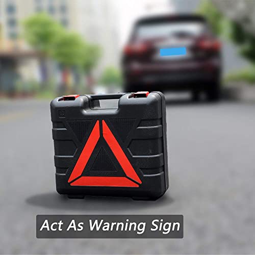 Simtamy Electric Car Jack 2 Ton 12V Electric Scissor Jack with Storage Box for Car SUV Tire Changes (Lifting rang: 4.72~14.72 inch)