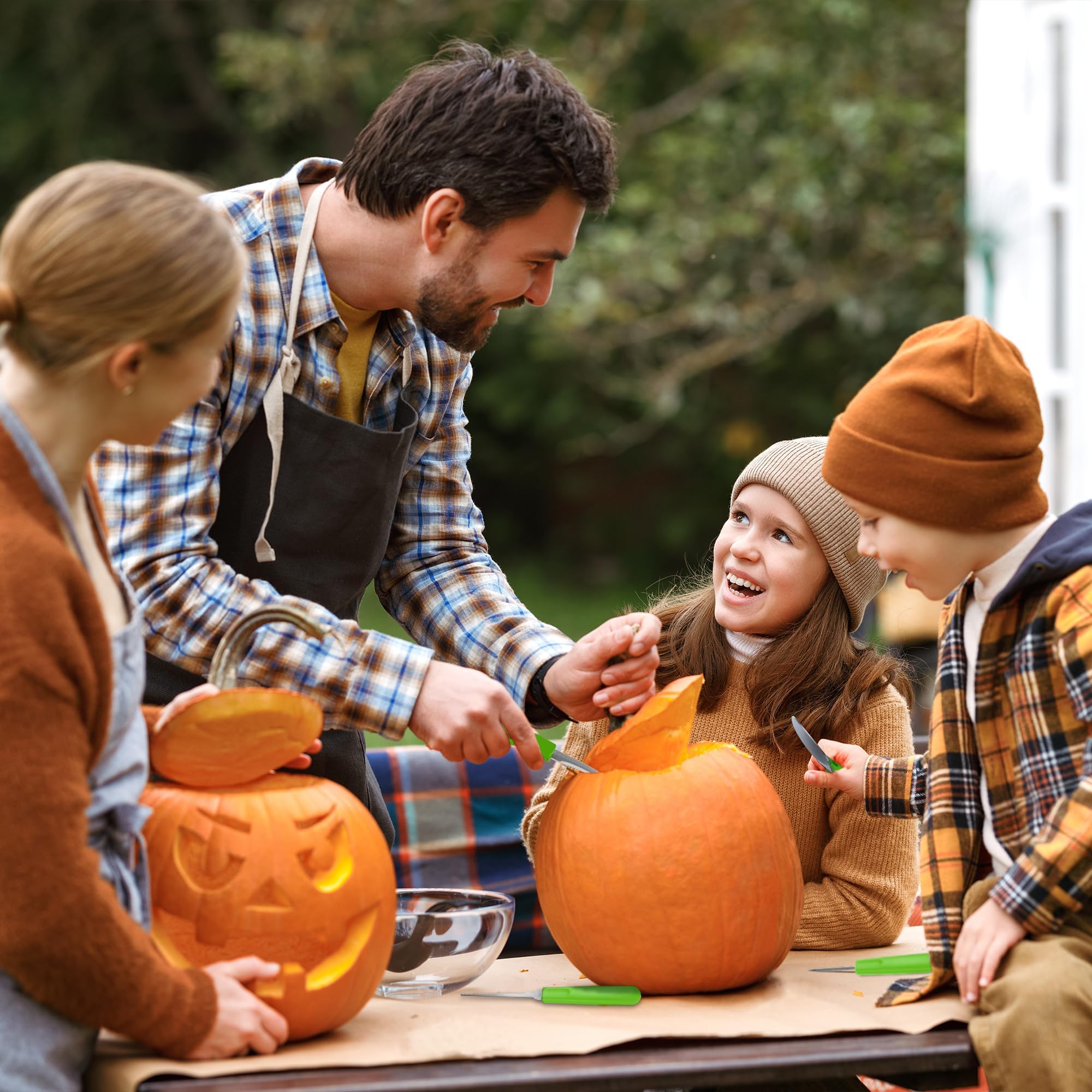 Halloween Pumpkin Carving Kit Case - Complete Pumpkin Carving Set With Saw Pumpkin Carving Knife - Halloween Pumpkin Carving Tools - Multipurpose Pumpkin Kit For Carving Pumpkin And Other Fruits
