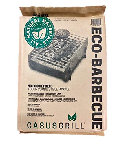CasusGrill Single Use Biodegradable Grill
