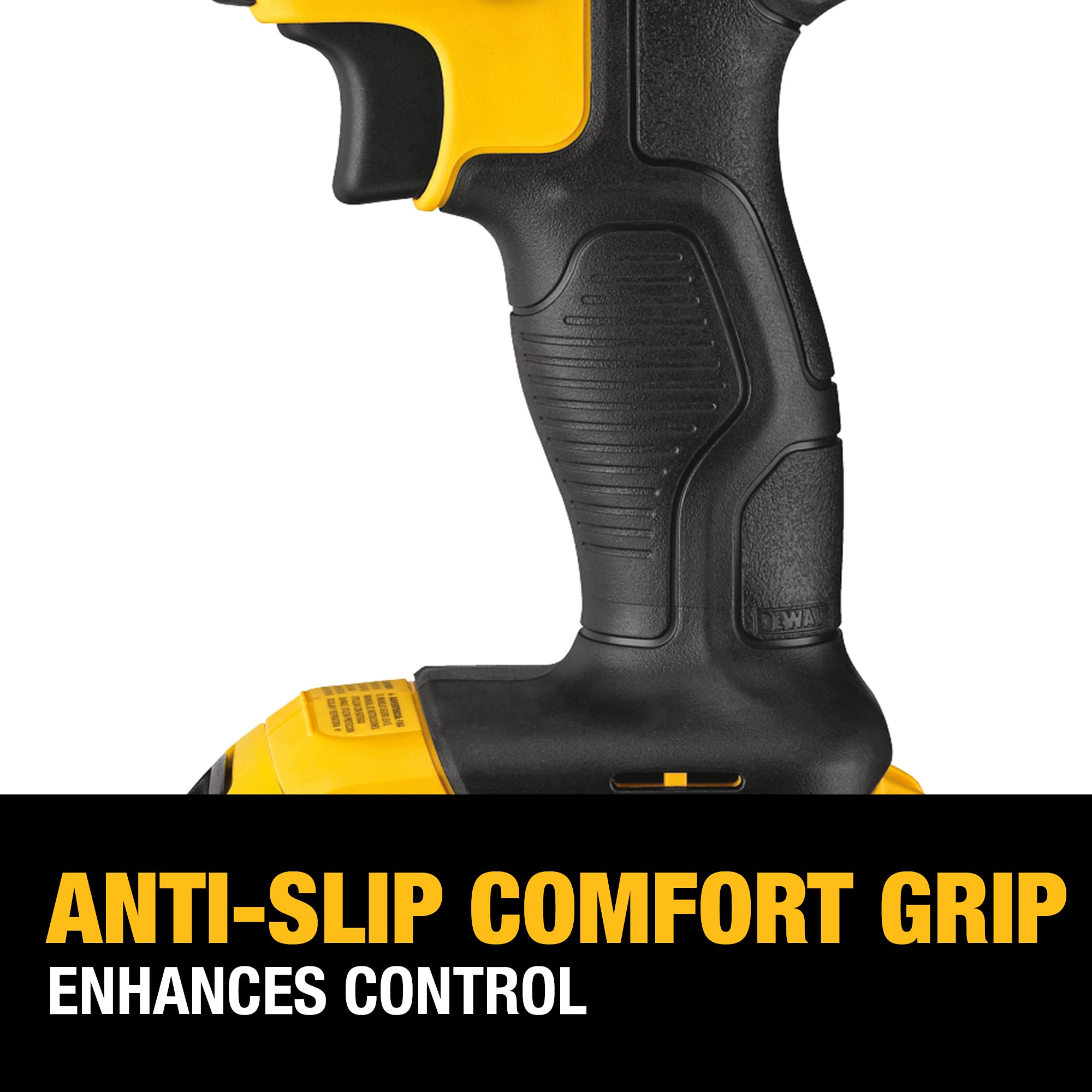 DEWALT DCF880M2 20-volt MAX Lithium Ion 1/2-Inch Impact Wrench Kit with Detent Pin, Yellow