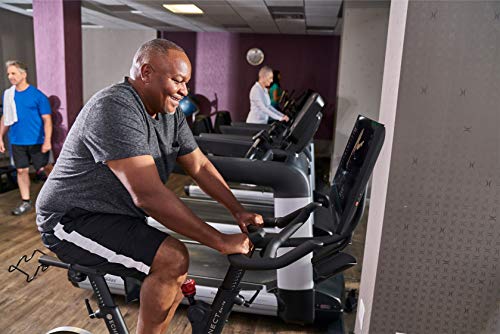 Echelon Smart Connect Fitness Bike, 30-Day Free Echelon Membership, Easy Storage, Small Spaces, Cushioned Seat, Solid Design, HIIT, Top Instructors, 32 Resistance Levels, Bluetooth, EX-7S
