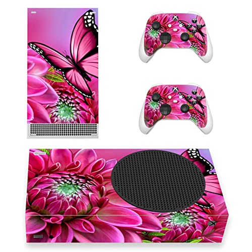 Guugoon Natural Flowers Skins Compatible with Xbox Series S Console Controller, Vinyl Decal Stickers for Xbox Series S,3