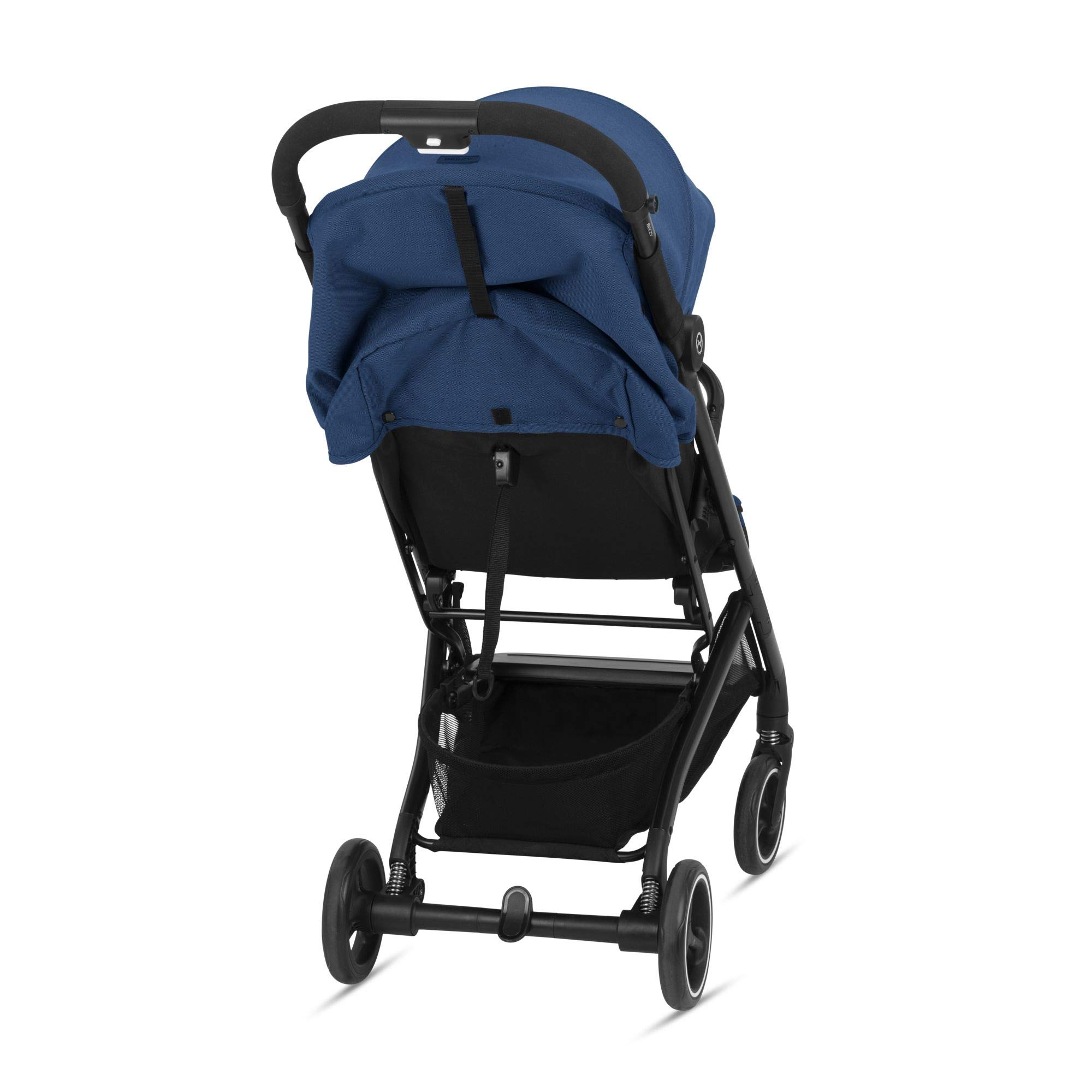CYBEX Beezy Stroller, Lightweight Baby Stroller, Compact Fold, Compatible with All CYBEX Infant Seats, Stands for Storage, Easy to Carry, Multiple Recline Positions, Travel Stroller, Navy Blue