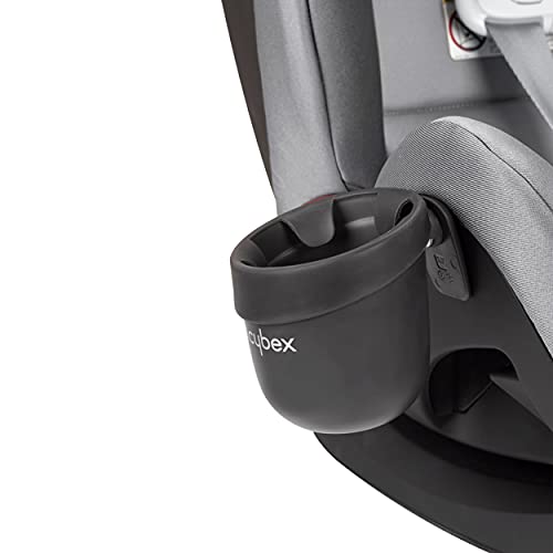 Cybex Eternis S, All-in-One Convertible Car Seat, 12-Position Height-Adjustable Reclining Headrest, Side Impact Protection, Manhattan Grey, 120 lb