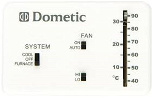 Dometic 3106995.032 OEM Thermostat 6-Wire Analog Control Heat & Cool | Replacement for The Duo-Therm 3106995.032 Thermostat.