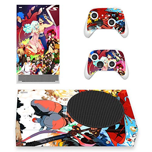 Drill of Destruction Anime Game Console Series S Console and Controller Skin Set, Skin Wrap Decal Kit