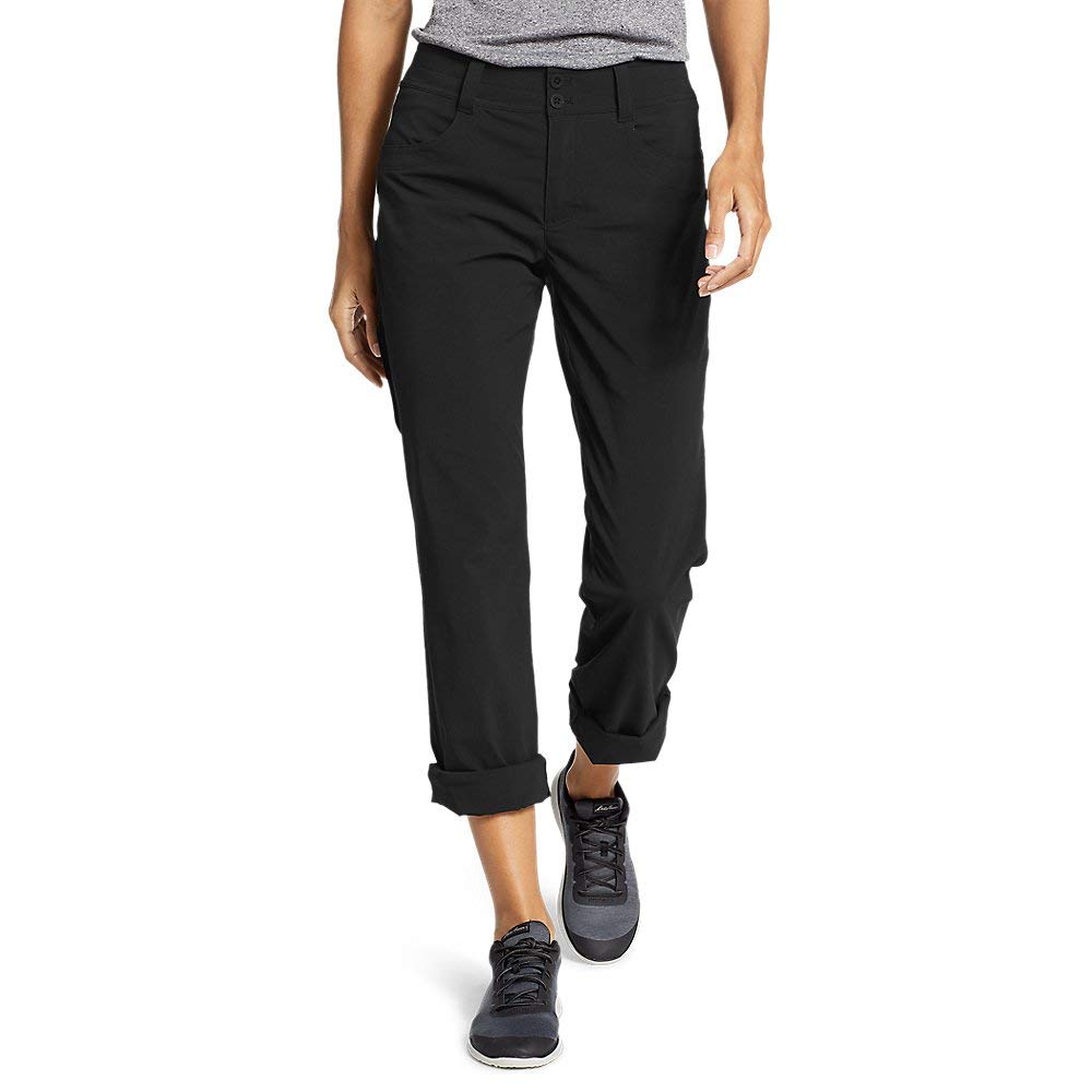 Eddie Bauer Women's Sightscape Convertible Roll-Up Pants, Storm, 4