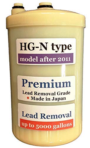 Japan Made HG-N Type Premium Grade Lead Removal Compatible Alkaline Water Filter (Not Compatible with Original HG Type Model Sold Before 2010)