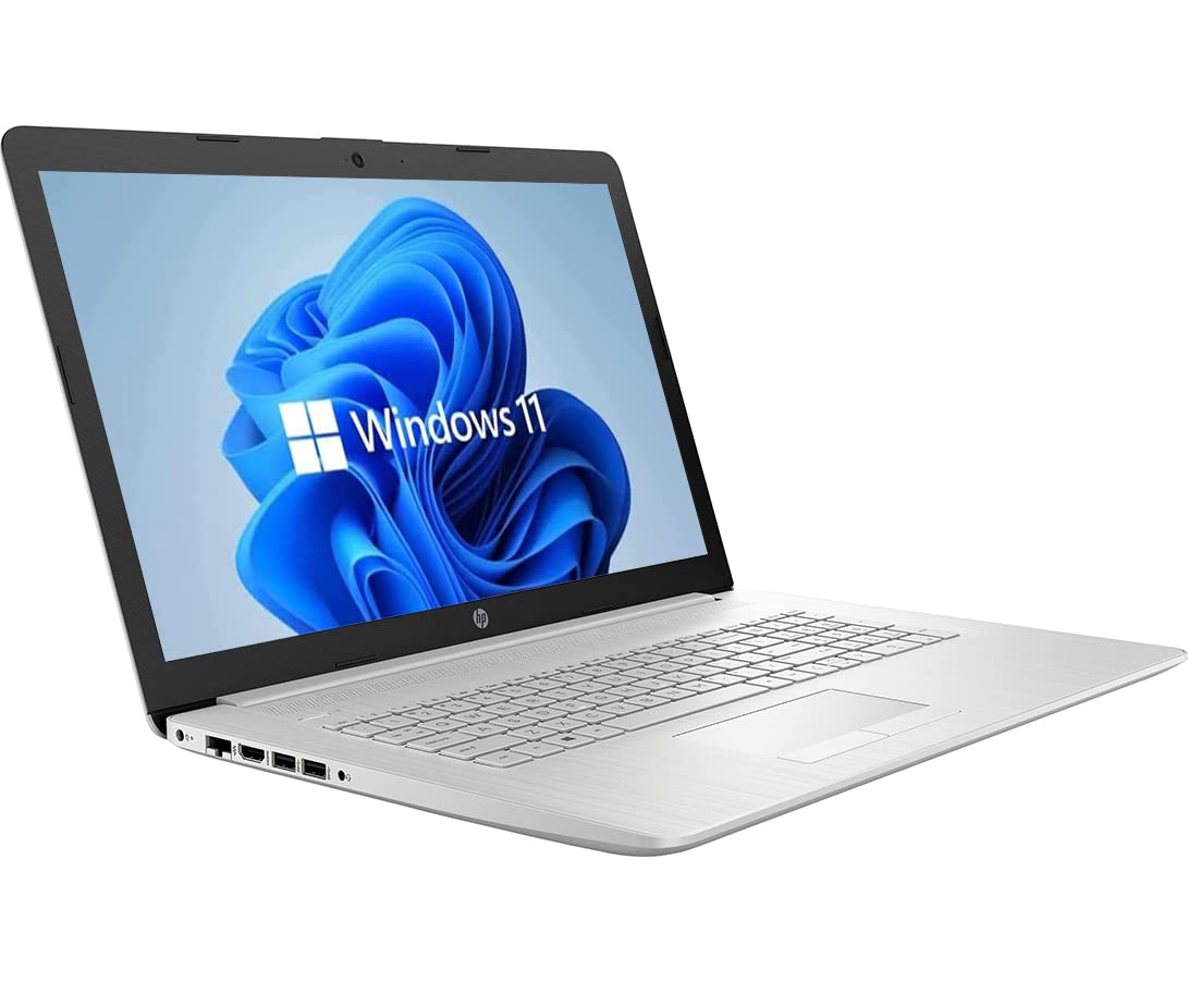 HP 2022 17.3" FHD IPS Laptop, Windows 11, Intel Quad-Core i5-1135G7 Processor Up to 4.2GHz(Beat i7-1065G7), 8GB DDR4 RAM, 512GB NVMe SSD(Renewed) (Silver)