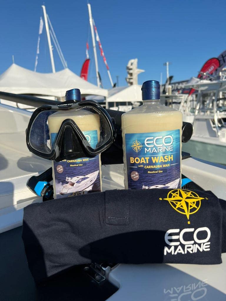 ECO MARINE Premiun Boat Wash with Carnauba Wax, 32 fluid ounces