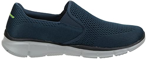 Skechers mens Equalizer Double Play Wide Slip On Loafer, Navy, 12 Wide US