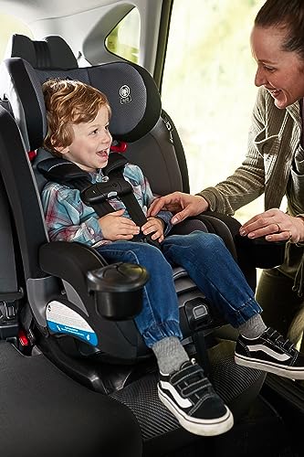 Safety 1st Everslim DLX All-in-One Convertible Car Seat, 4 Modes of use: Rear-Facing, Forward-Facing (22β65 lbs), Belt-Positioning Booster (40β100 lbs), Backless Booster (40β100 lbs), Dunes Edge