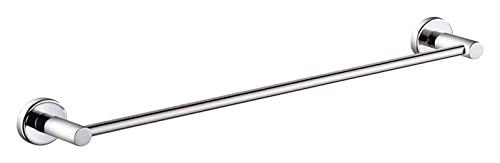 Towel BAR Rack Towel Rack Wall-Mounted Single Towel bar Rails, high-Molded Stainless Steel Towel Rod, Polished Silver Finish, for Bathroom Hardware and Kitchen and WC, 30 Cm ~ 120 cm Optional, (Size