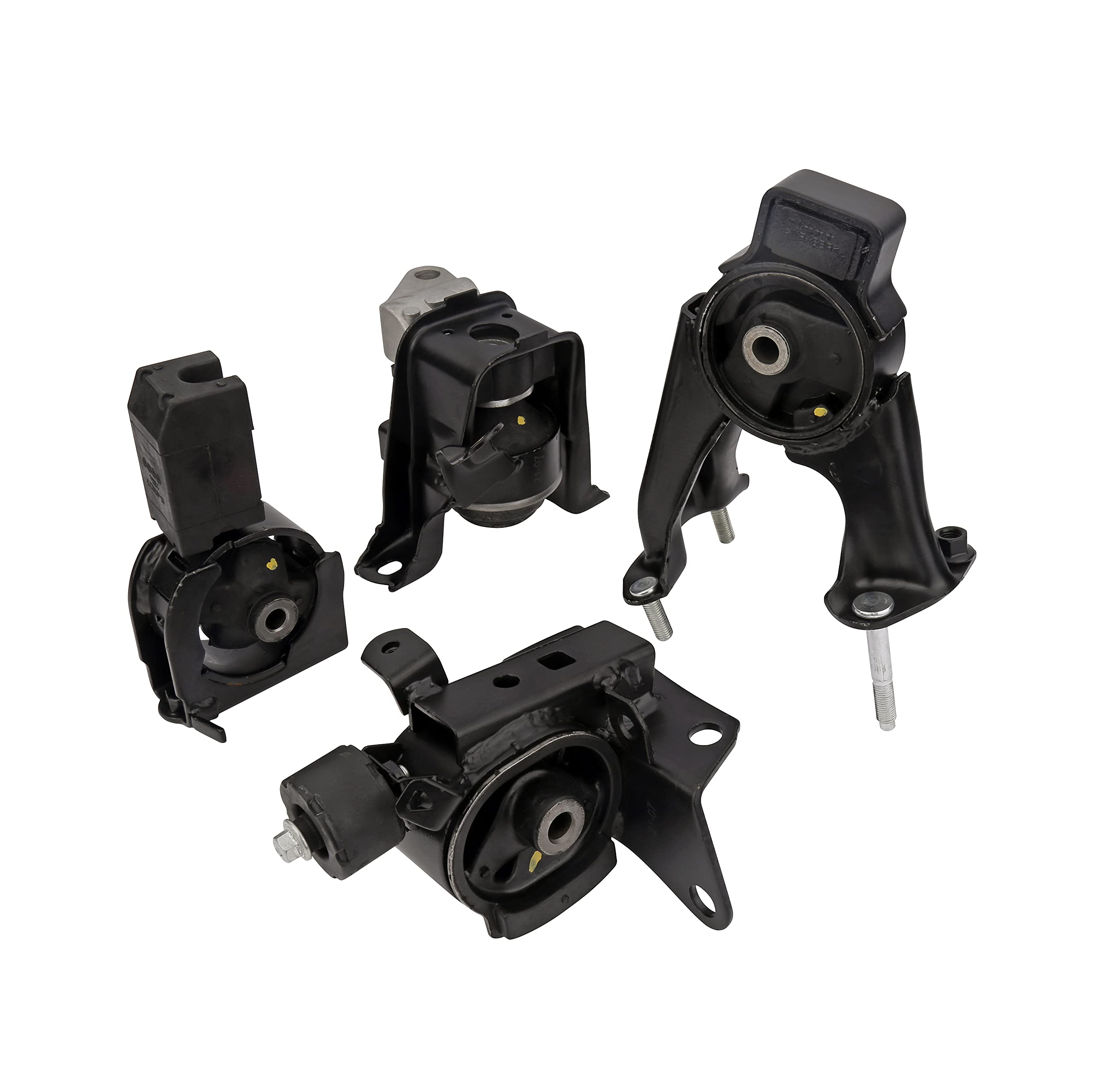 Engine Mount Set - Compatible with Corolla, Matrix, Vibe 1.8L Automatic Vehicles 2003, 2004, 2005, 2006, 2007, 2008 - Replaces A4219, A4221, A4220, A4218
