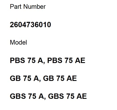 Drive Belt Compatible with PBS 75 A, PBS 75 AE, GBS 75 A, GBS 75 AE, GB 75 A, GB 75 AE, Belt Sander 1PCS