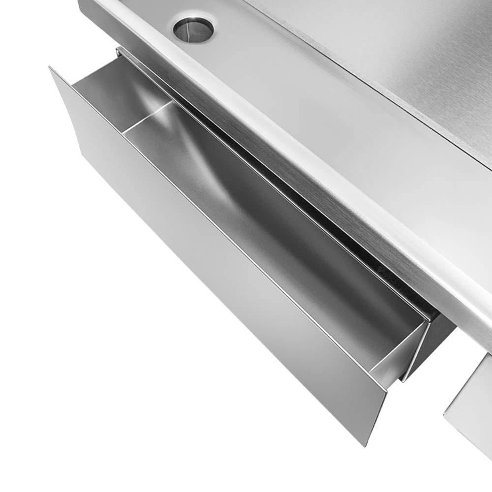 GorillaRock Flat Top Griddle | Teppanyaki Grill with Single Thermostat | Commercial Griddle | 21.50β x 16.00β | 110V