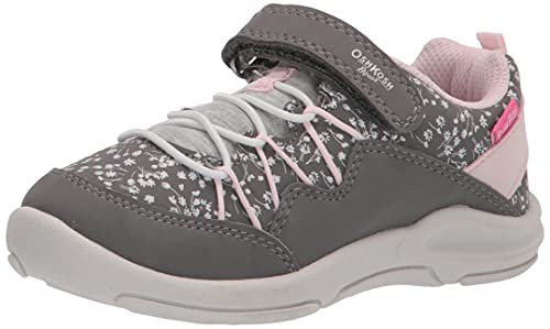 OshKosh B'Gosh Girls Cycla EverPlay Sneaker, Grey, 9 Toddler
