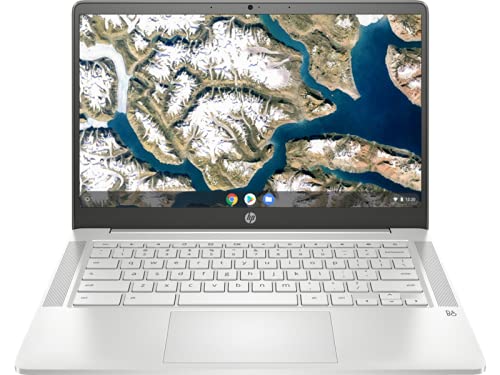 HP Chromebook 14a-na1043cl 14" Intel Celeron N4500 4 GB Memory; 64 GB eMMC Storage Chrome OS Mineral Silver