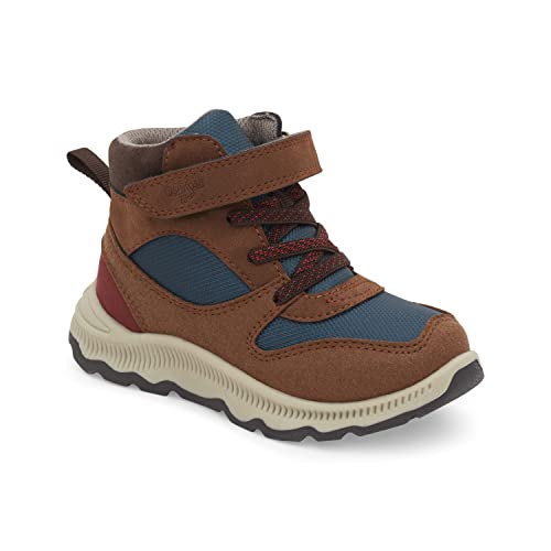 OshKosh B'Gosh Boy's Shaye Fashion Boot, Brown, 12 Little Kid